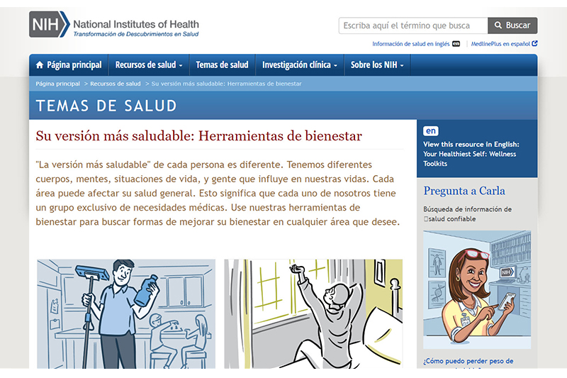 Wellness Tips in Spanish | NIH News in Health